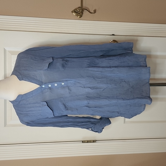 indigo Rose | Tops | Indigo Rose Flowy Boho Blouse | Poshmark